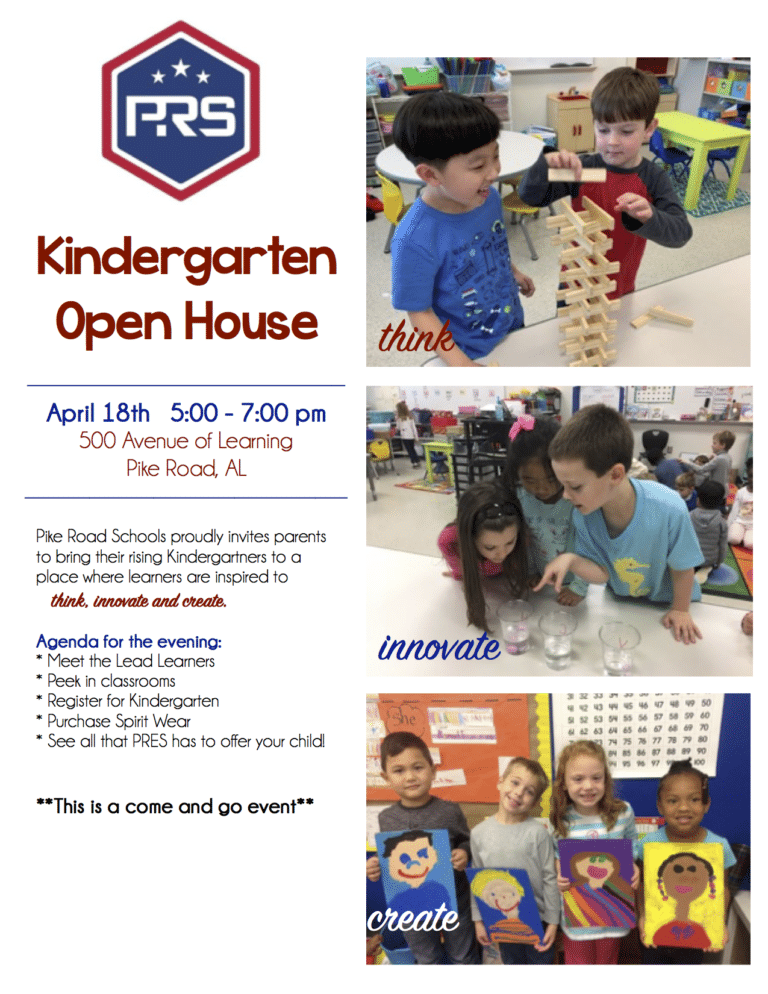 Kindergarten Open House | The Waters AL