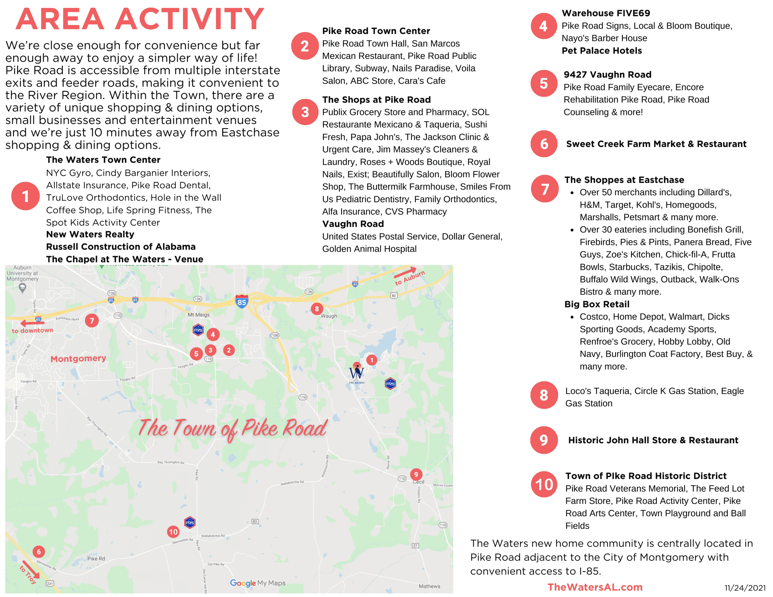 Pike Road Growth | The Waters AL